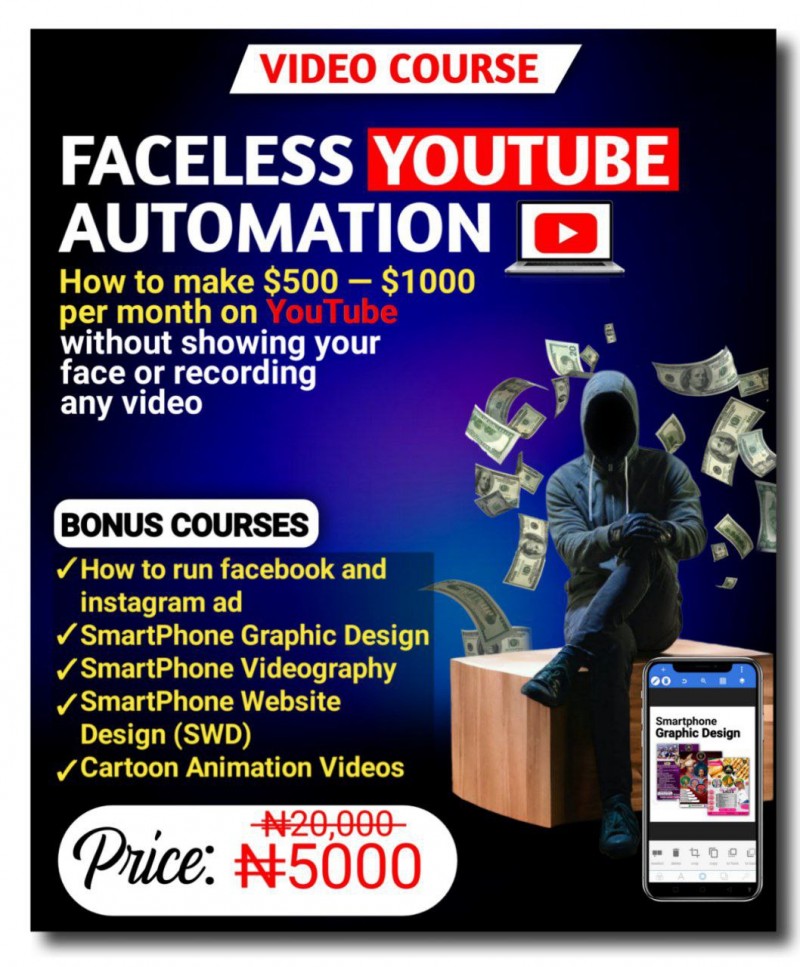 FACELESS YOUTUBE AUTOMATION on Selar