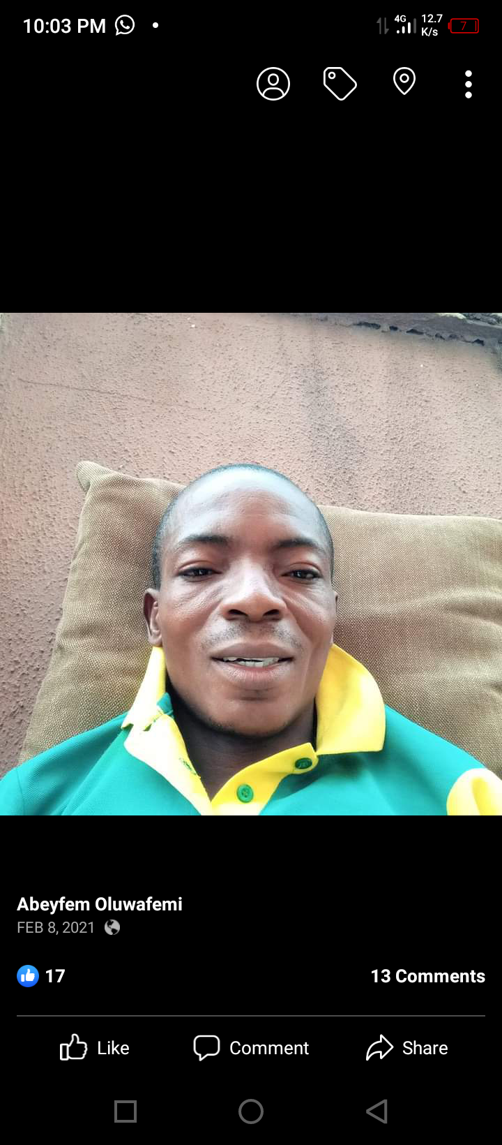 Show Love to ABEGUNDE OLUWAFEMI on Selar - Selar