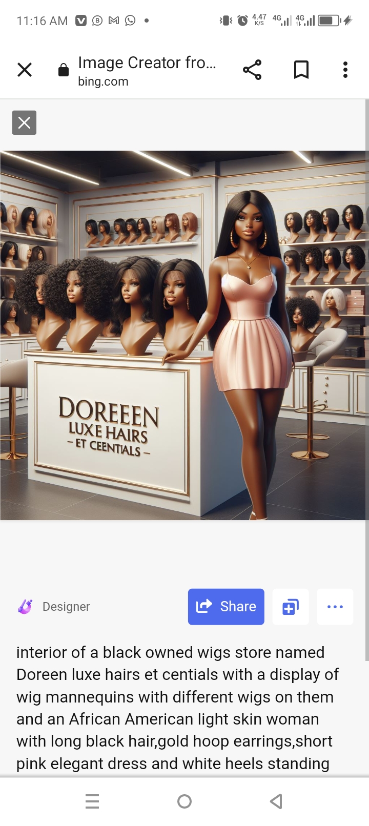 Doreen luxe hairs int'l on Selar