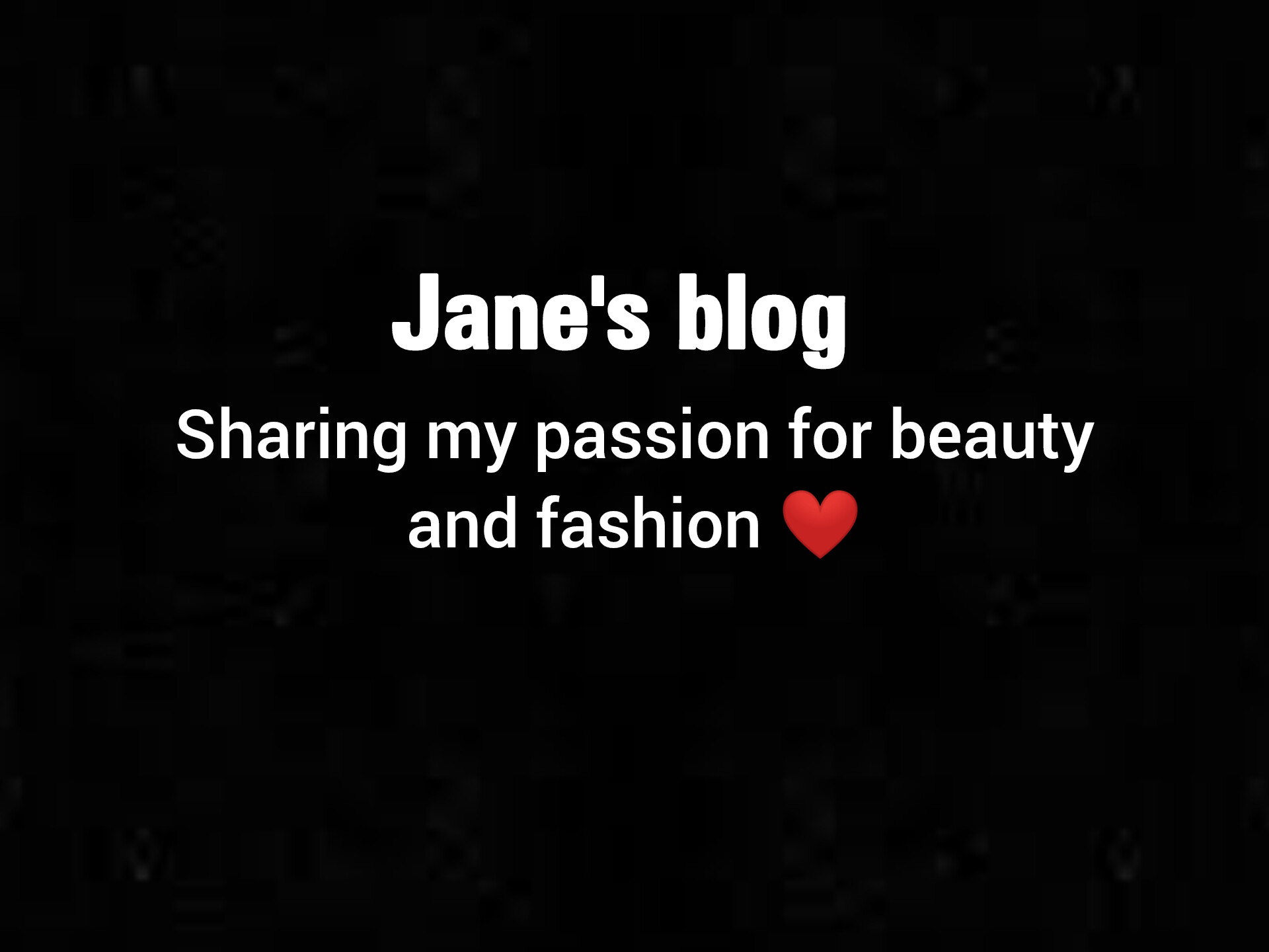 Show Love to Jane's blog on Selar - Selar