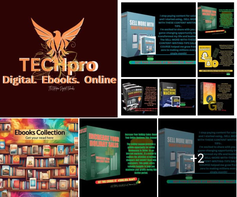 TECHpro Digital Ebooks on Selar
