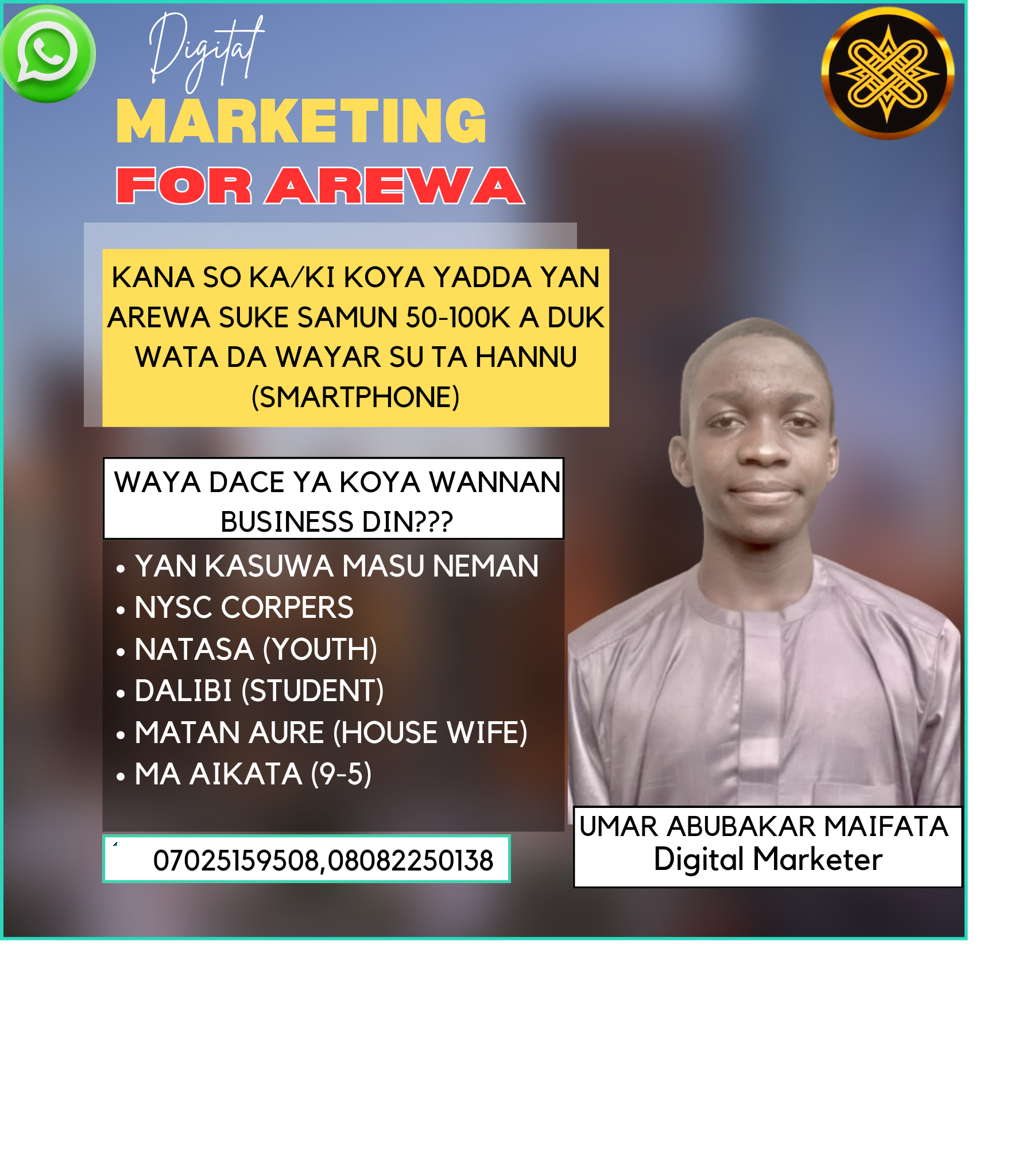 Show Love to Umar Abubakar Maifata Digital Marketer on Selar - Selar