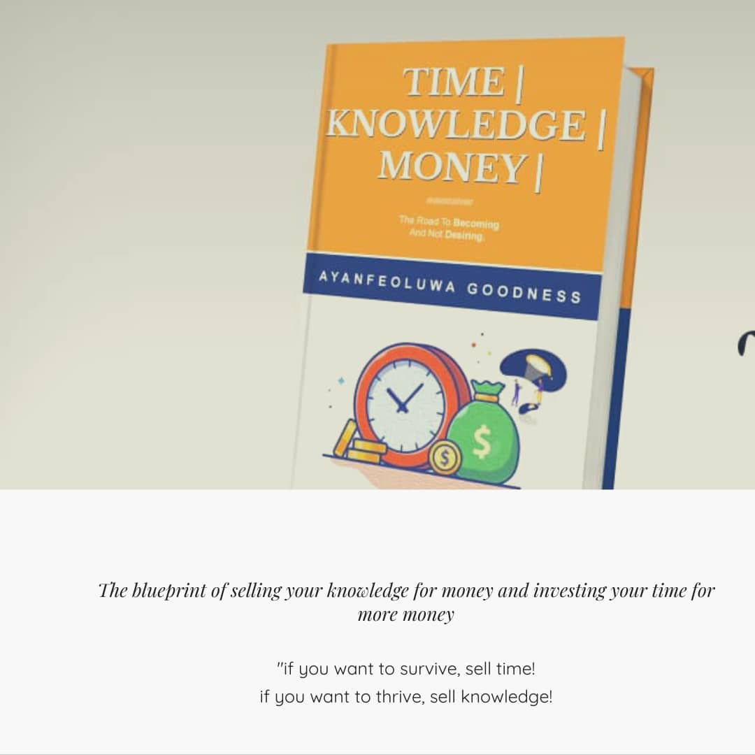 Buy Time knowledge and money by Ayanfeoluwa Goodness on Selar