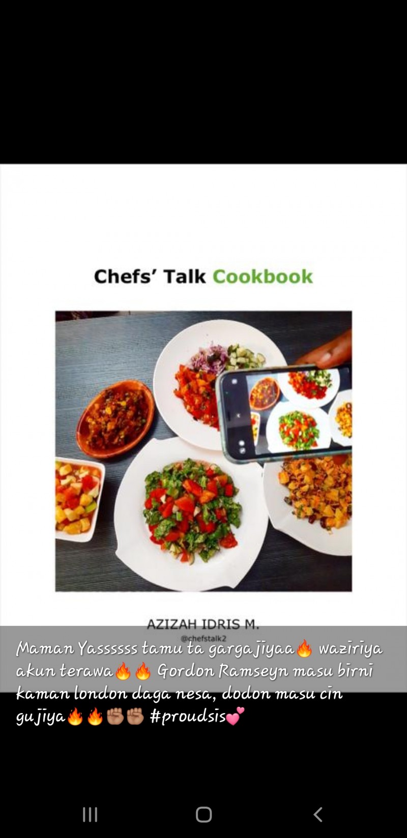 Buy CHEFSTALK FUSION COOKBOOK by Azizah Idris on Selar