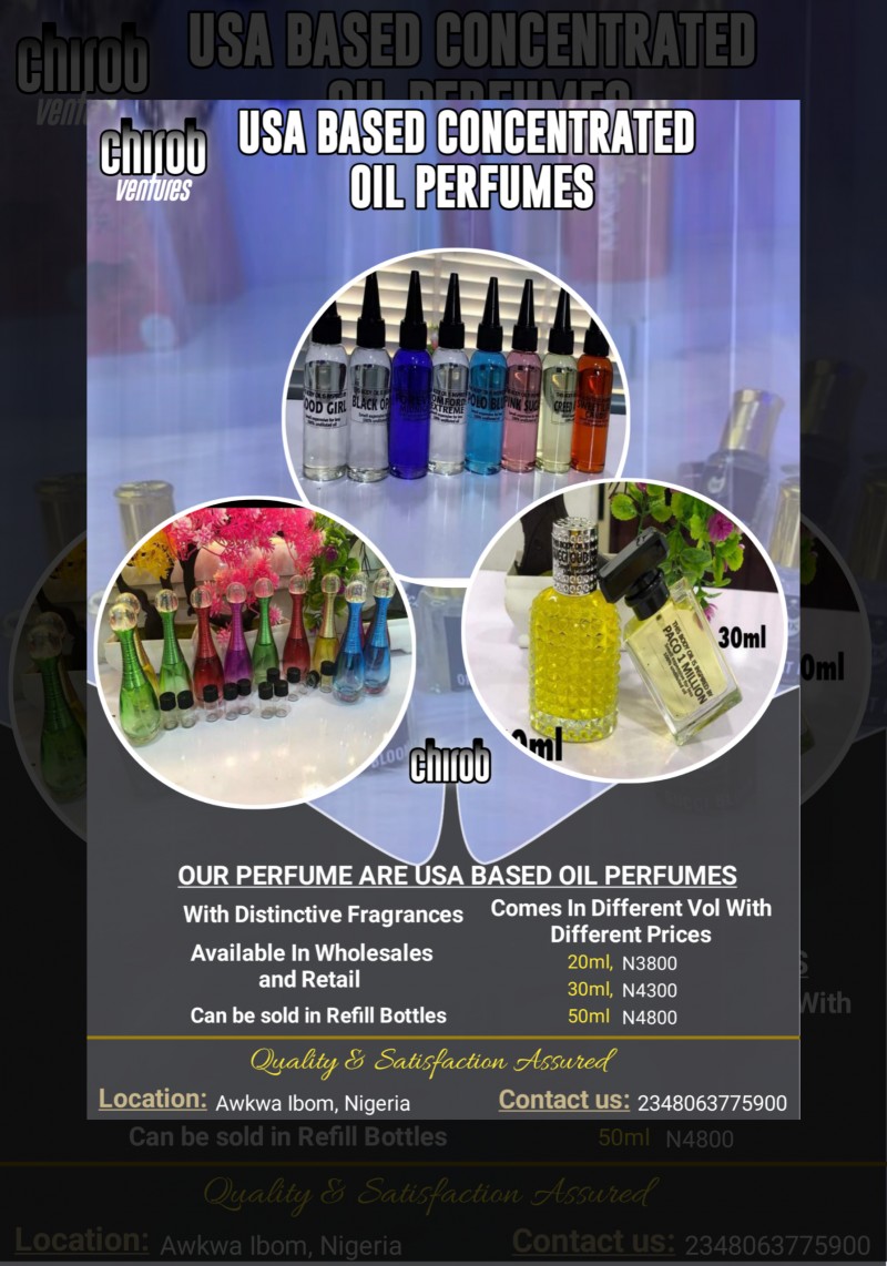 Buy UNDILUTED OIL PERFUME WITH DISTINCTIVE FRAGRANCES by Obioma Irene ...