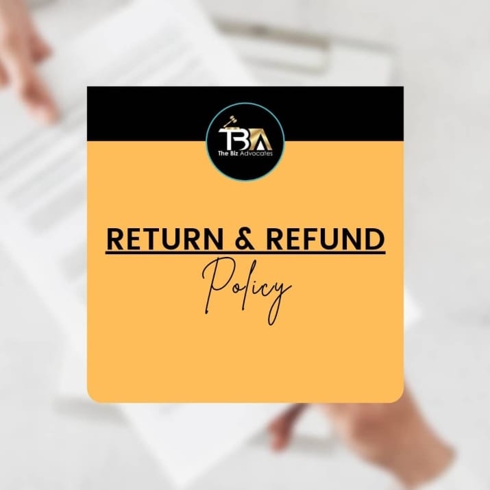 Buy RETURN & REFUND POLICY by The Biz Advocates on Selar