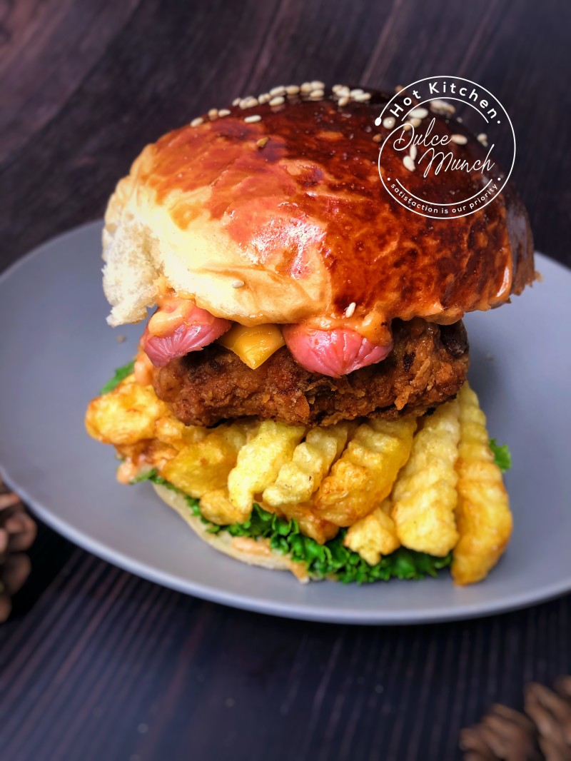 Buy Chicken Burger Overload by Dulce Munch on Selar