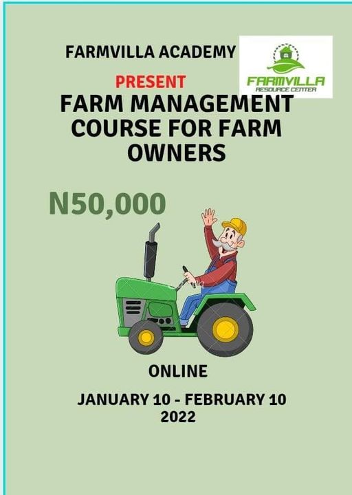 Buy FARM MANAGEMENT COURSE FOR FARM OWNERS by Farmvillar on Selar