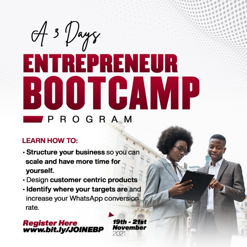Buy Entrepreneur Bootcamp Program by Heaven Umunna on Selar