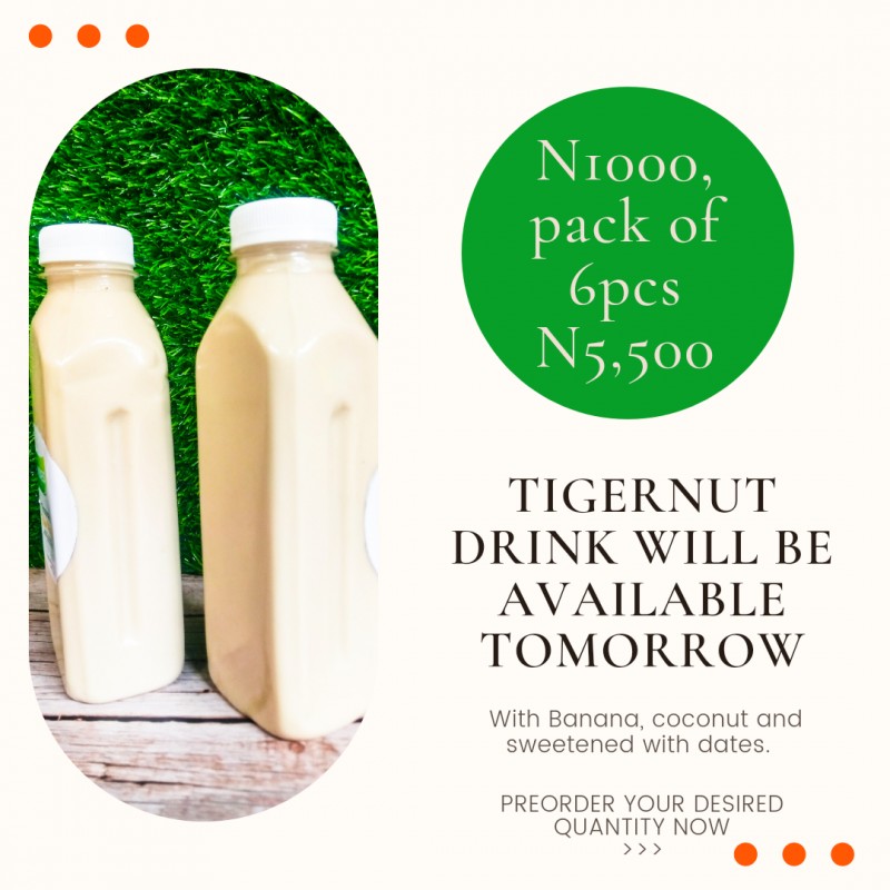 Buy Tigernut drink by Juddies Healthy Treats on Selar