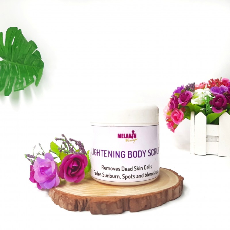 Buy Lightening Body Scrub by Melanin Concept Skincare on Selar