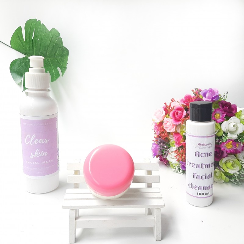 Buy Mini Acne Care Set by Melanin Concept Skincare on Selar