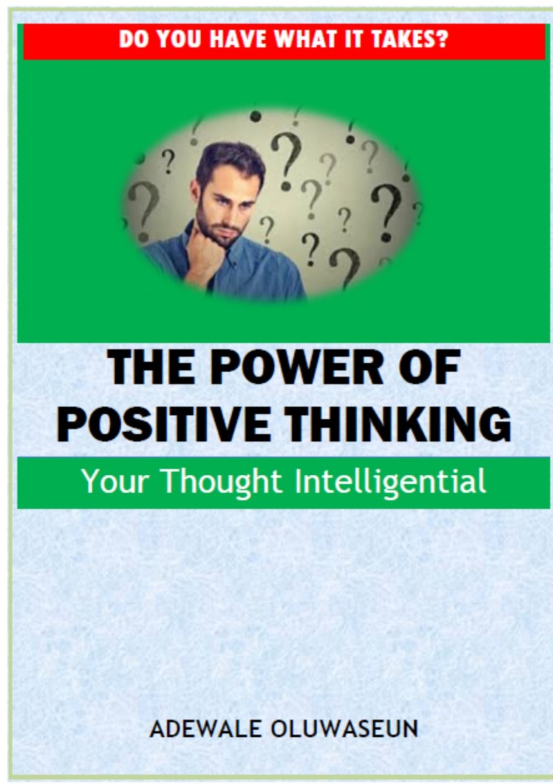 Buy THE POWER OF POSITIVE THINKING by Adewale Oluwaseun on Selar