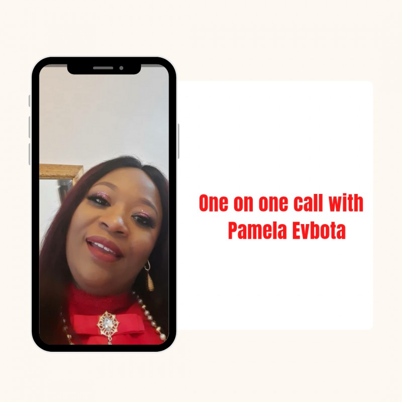 Buy One on one personalized call by Pamela Evbota on Selar