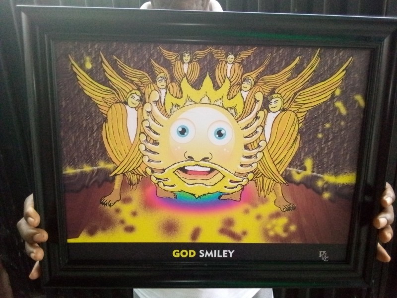 Buy Printable digital illustration: God Smiley by Ochei Nonso Patrick ...