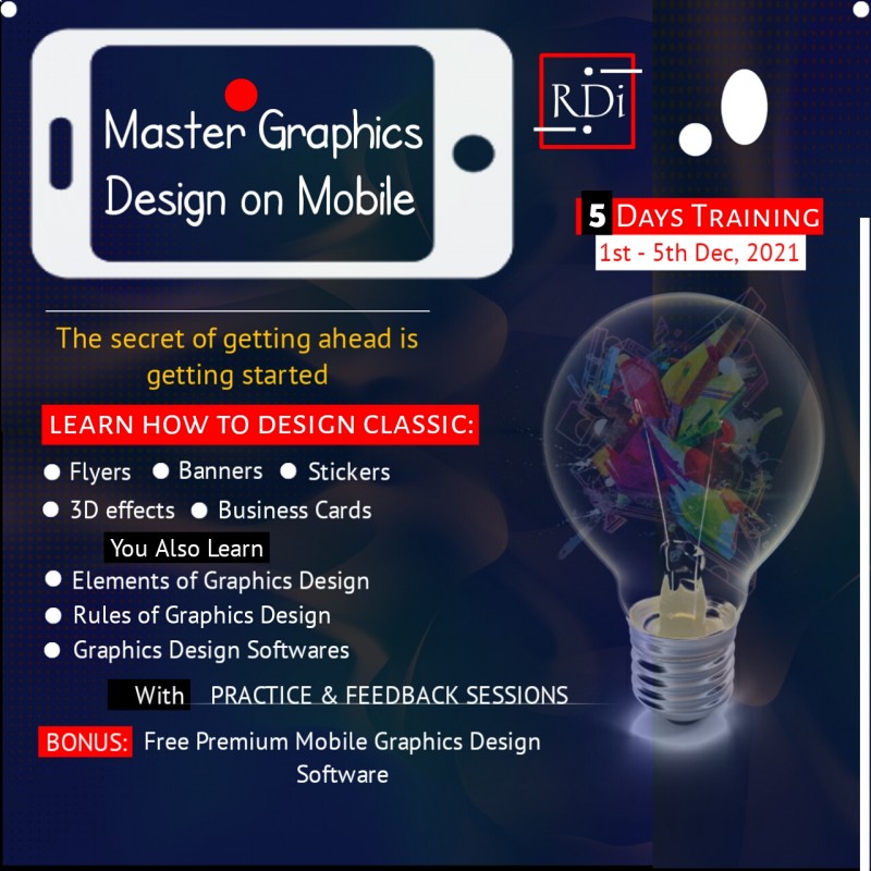 Buy Master Graphics Design on Mobile by Reality Design Institute on Selar