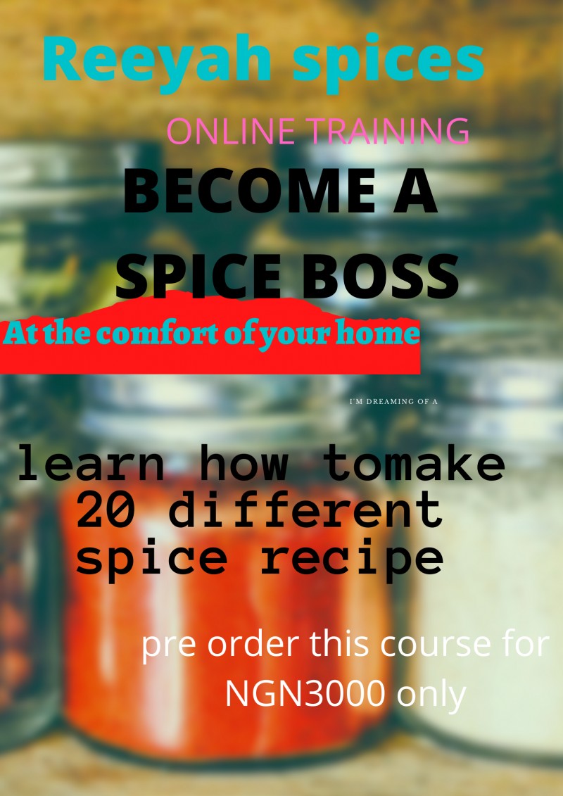 Buy spice online class by reeyah spices on Selar