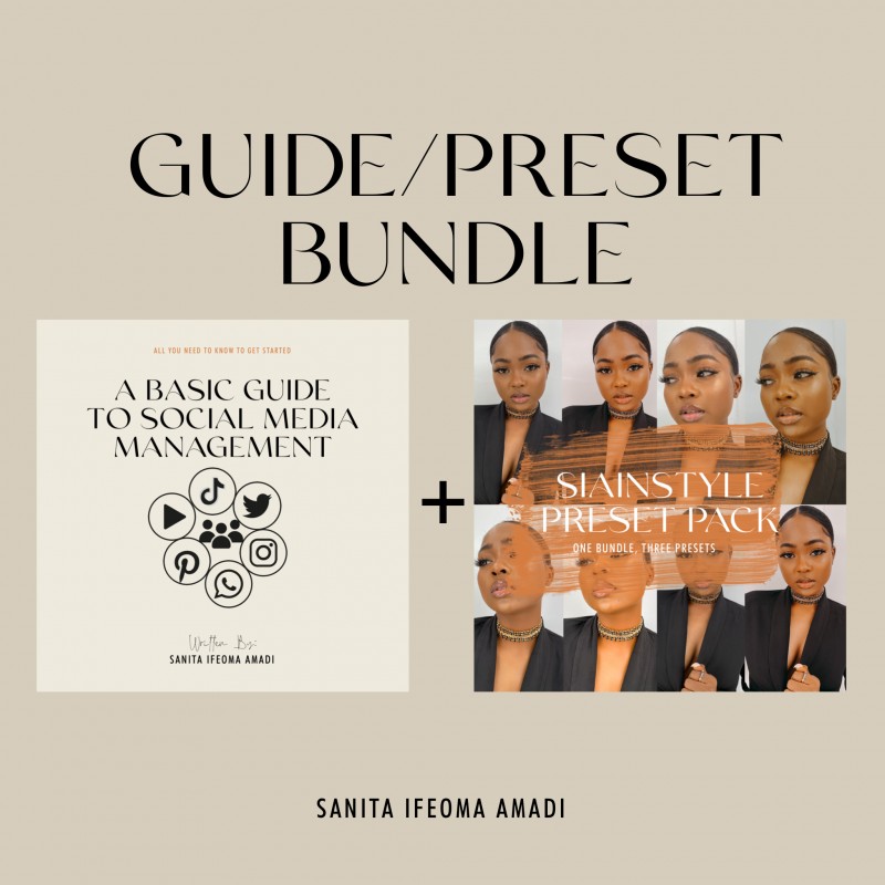 Buy GUIDE/PRESET BUNDLE by Ifeoma Sanita Amadi on Selar