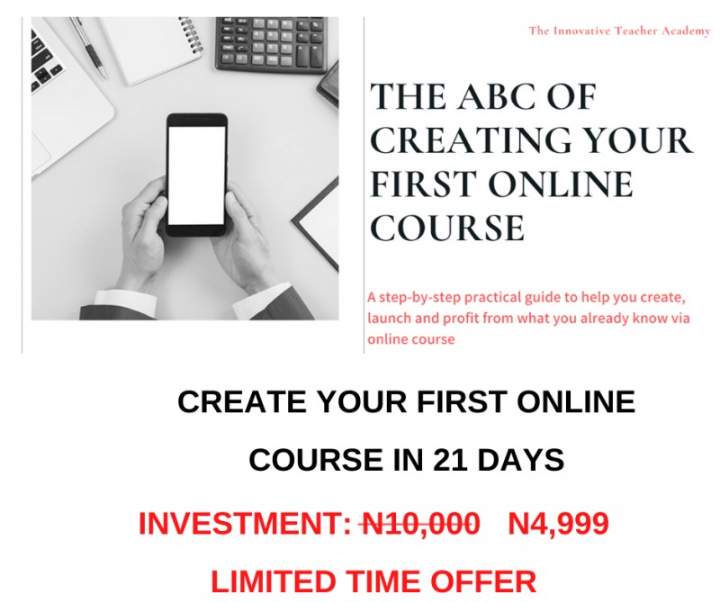 Buy The ABC of Creating Your First Online Course by Kazeem Abolore on Selar