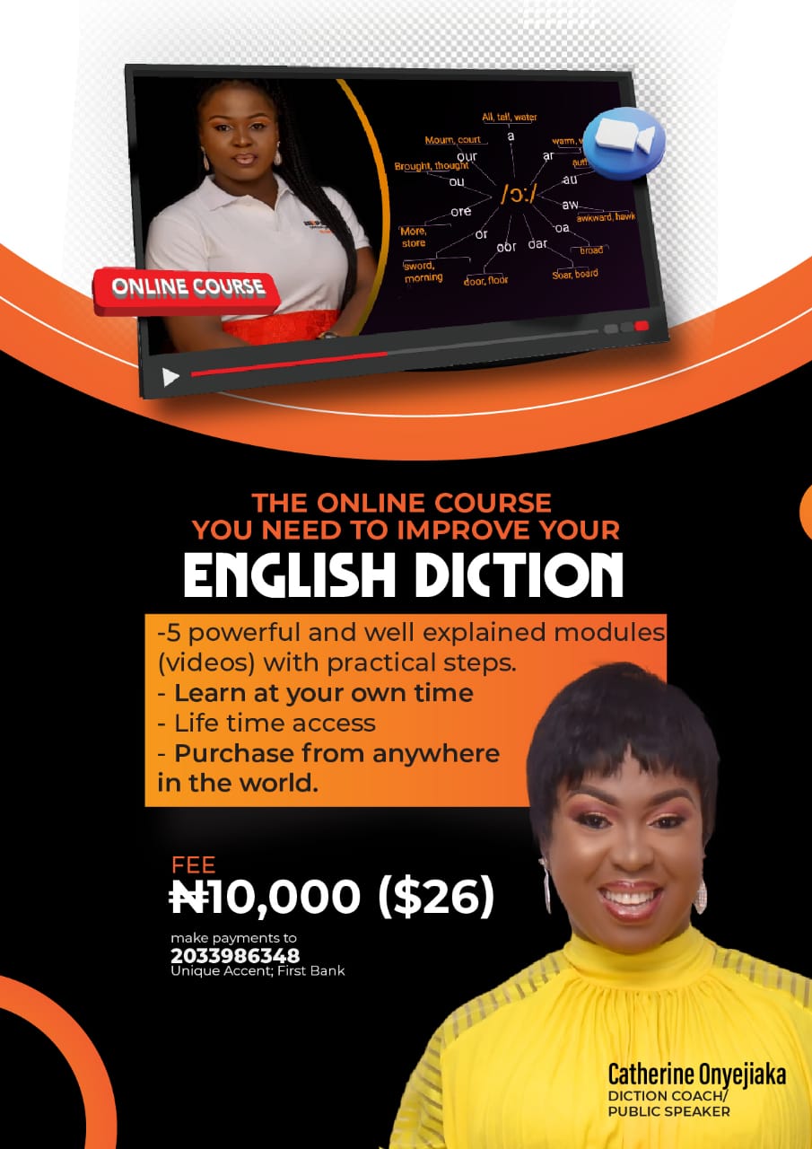 Buy FULL ENGLISH DICTION VIDEO COURSE by Catherine Onyejiaka on Selar