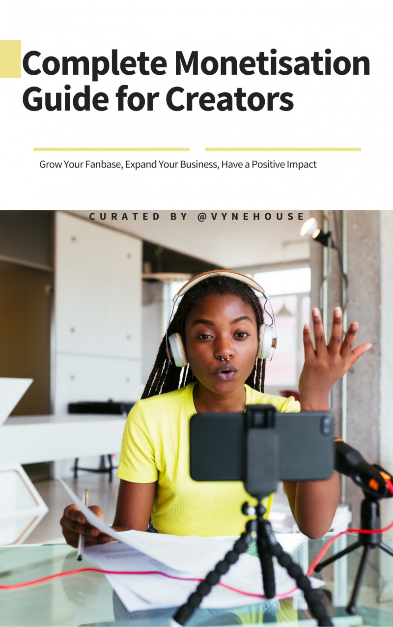 Buy Complete Monetisation Guide for Creators by VyneHouse Media on Selar