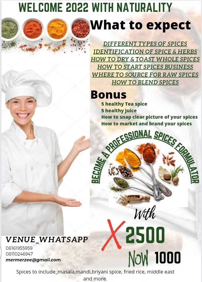 Buy Spices training by ahmed zainab Salisu on Selar