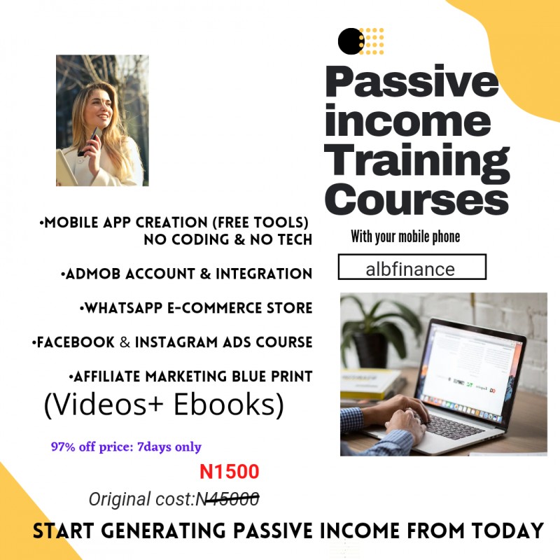 Buy Passive income training courses by albfinance on Selar