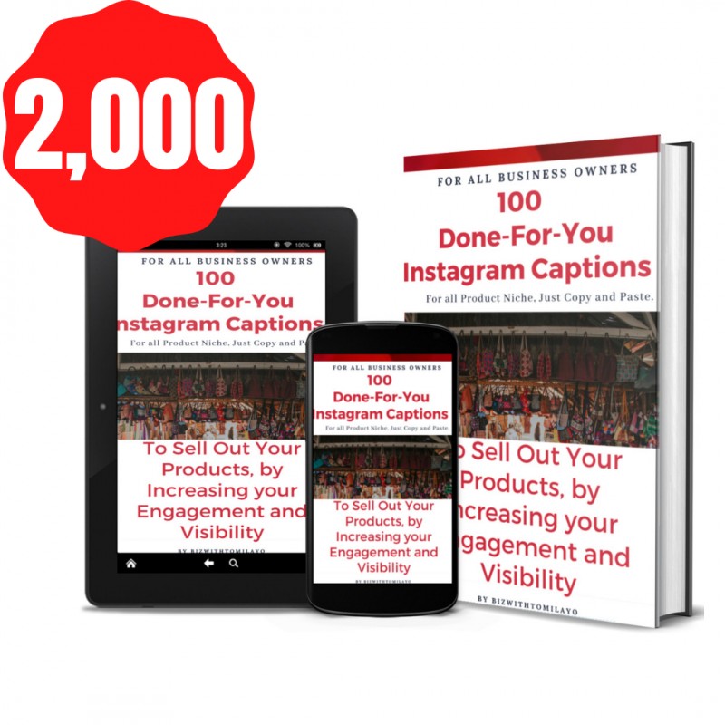 Buy 100 Done For You Captions by on Selar