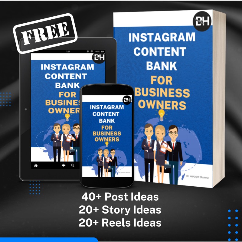 Get INSTAGRAM CONTENT BANK FOR BUSINESS OWNERS by Brandify Hub on Selar
