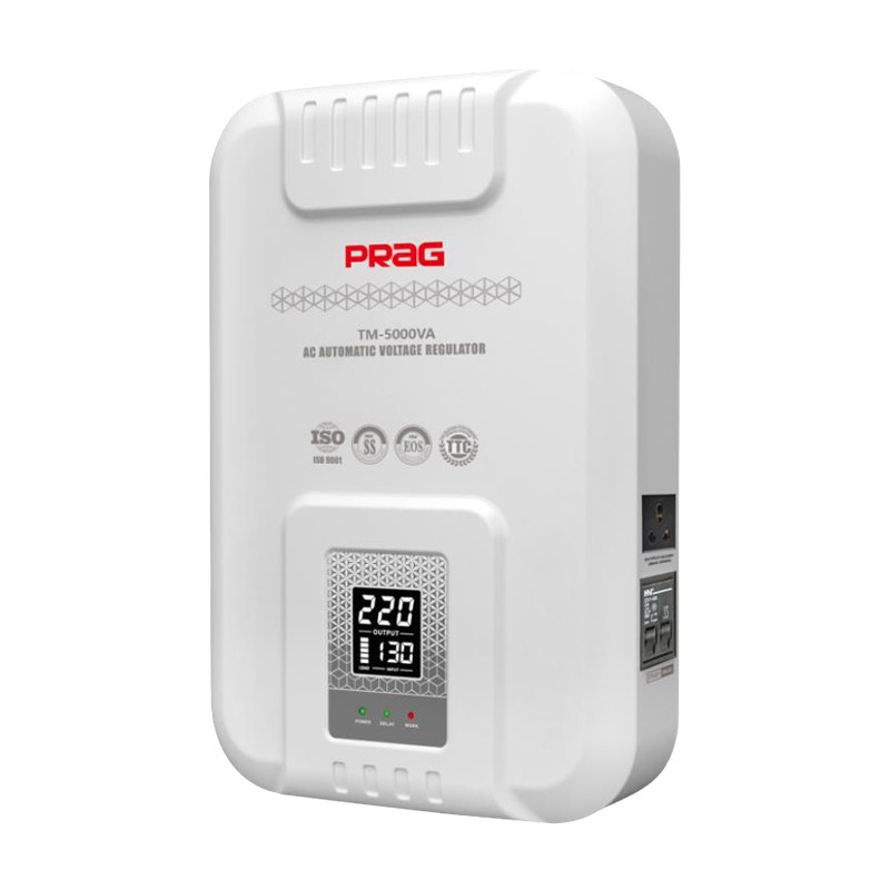Buy Prag 5KVA Relay Voltage Stabilizer (95V-270V) by Credence ...