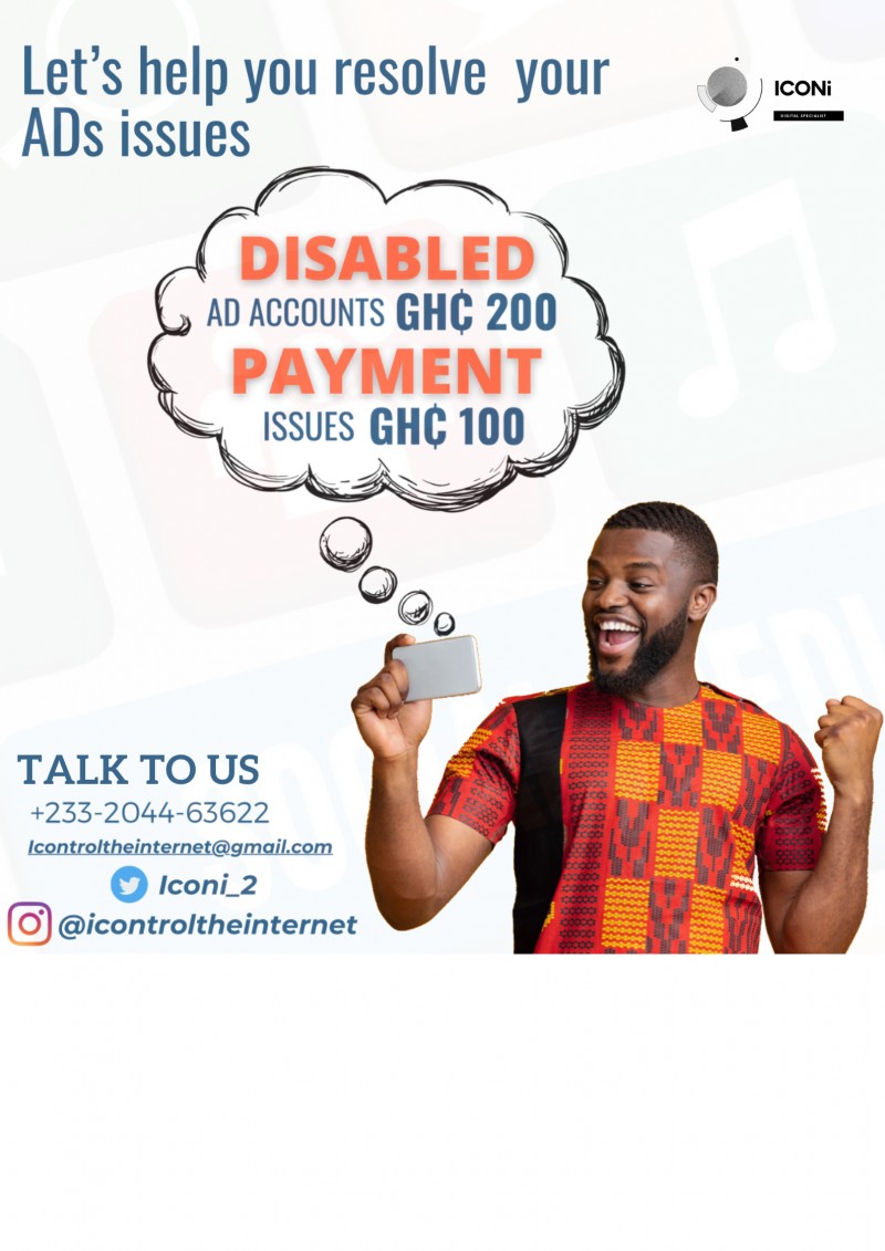 Buy DISABLED AD ACCOUNT FIX by Iconi on Selar