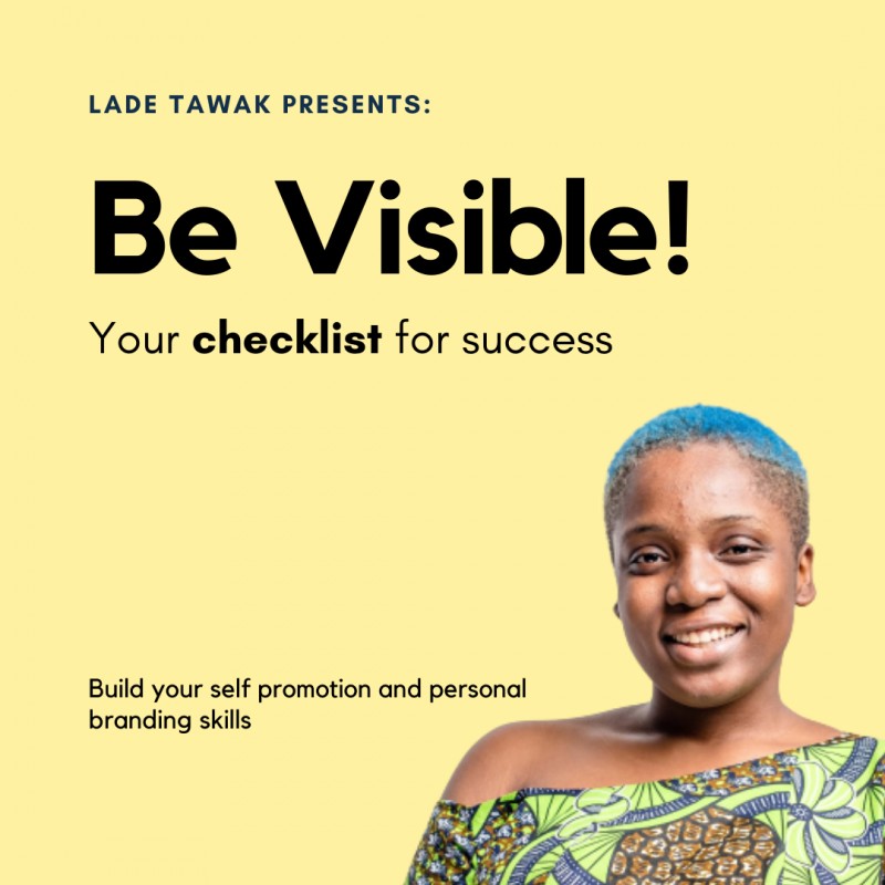 Get Be Visible - Checklist Guide To Promoting Yourself & Your Work by ...