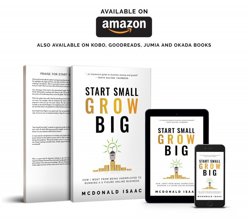 Buy Start Small Grow Big - How I Went From Being Unemployed to Running ...