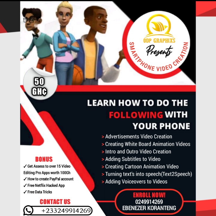 Buy SMARTPHONE VIDEO CREATION by ODP TECH HUB on Selar