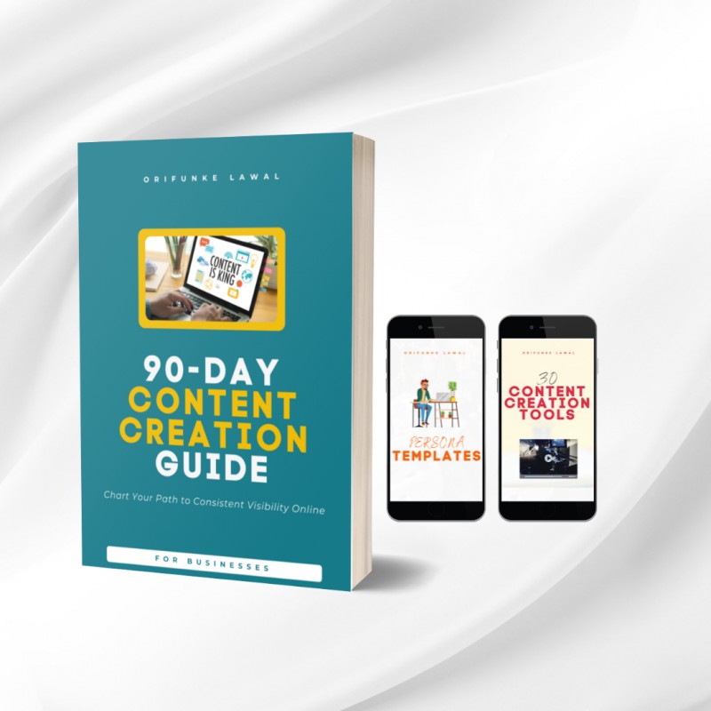 Buy 90-Day Business Content Creation Guide by Orifunke Lawal on Selar