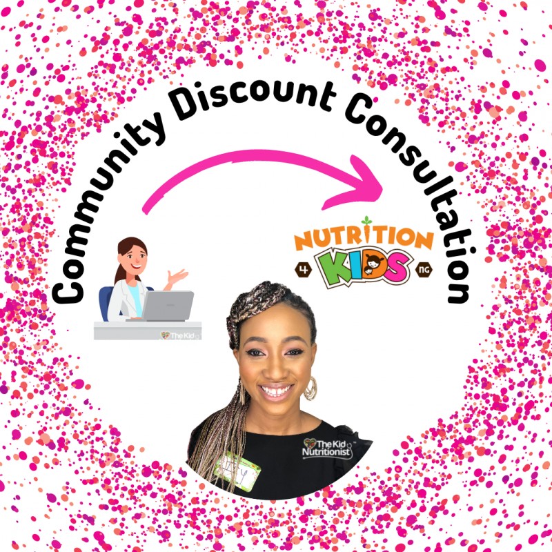 Buy Community Discount Consultation by The Kid Nutritionist on Selar