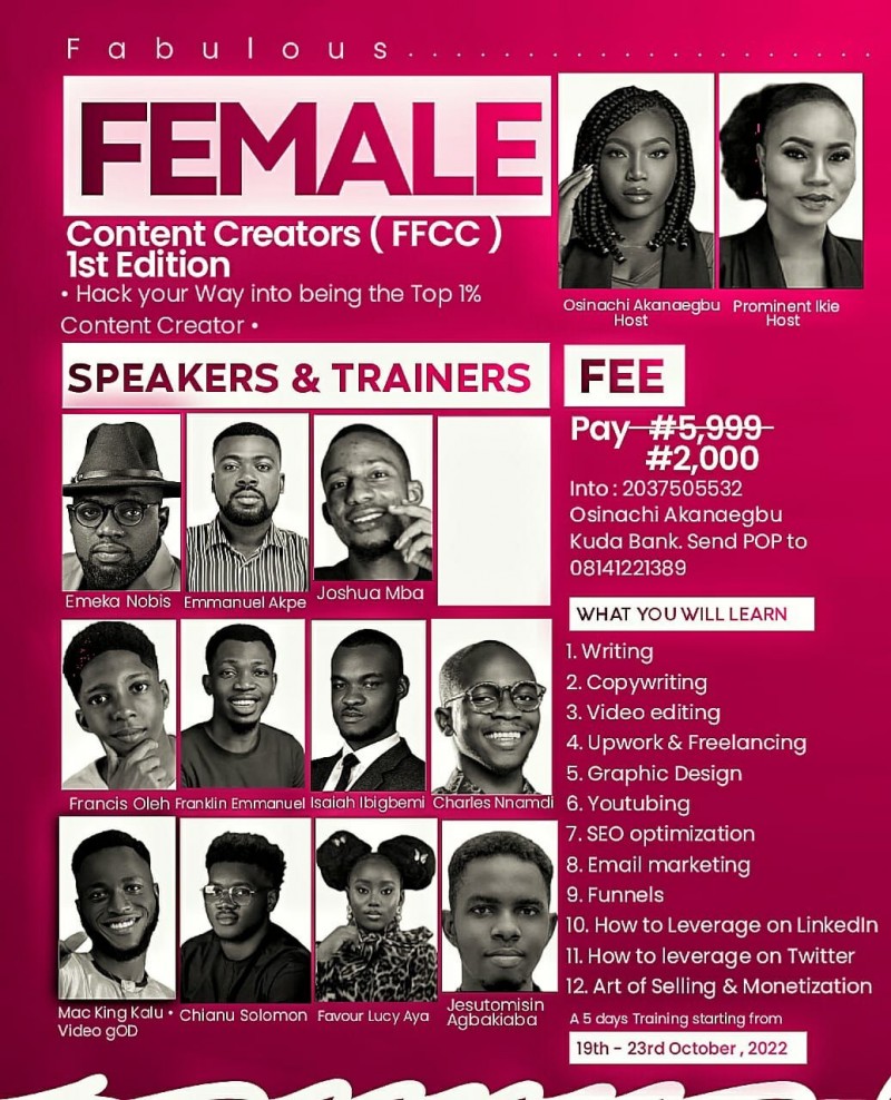 Buy Fabulous Female Content Creators: Hack your way into the top 1% of ...