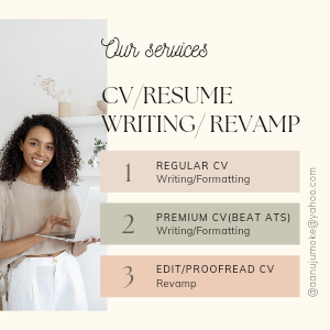 Buy CV/Resume Revamp by Aanuoluwapo Aremu on Selar