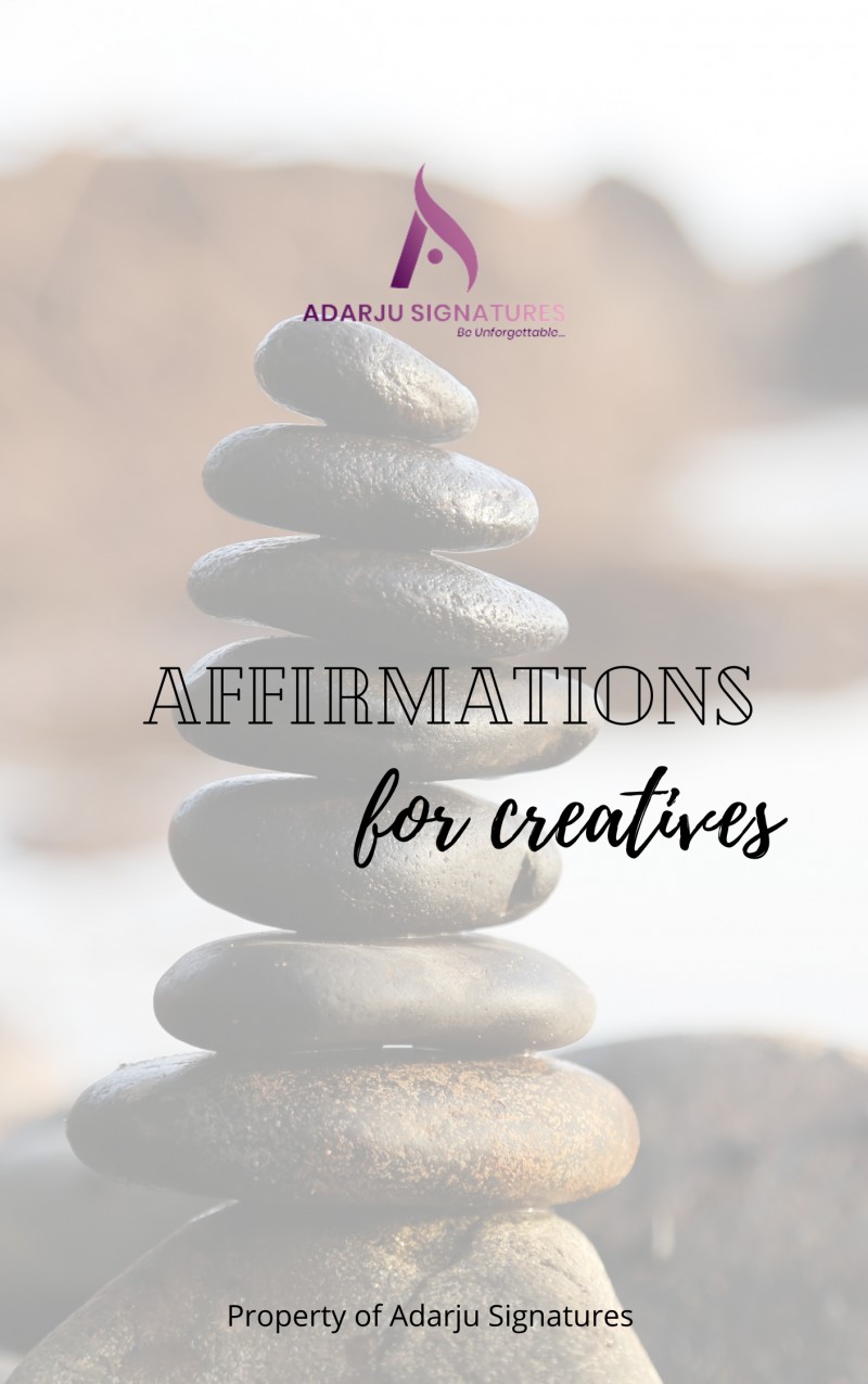 Buy Affirmation For Creatives by Adarju Signatures on Selar