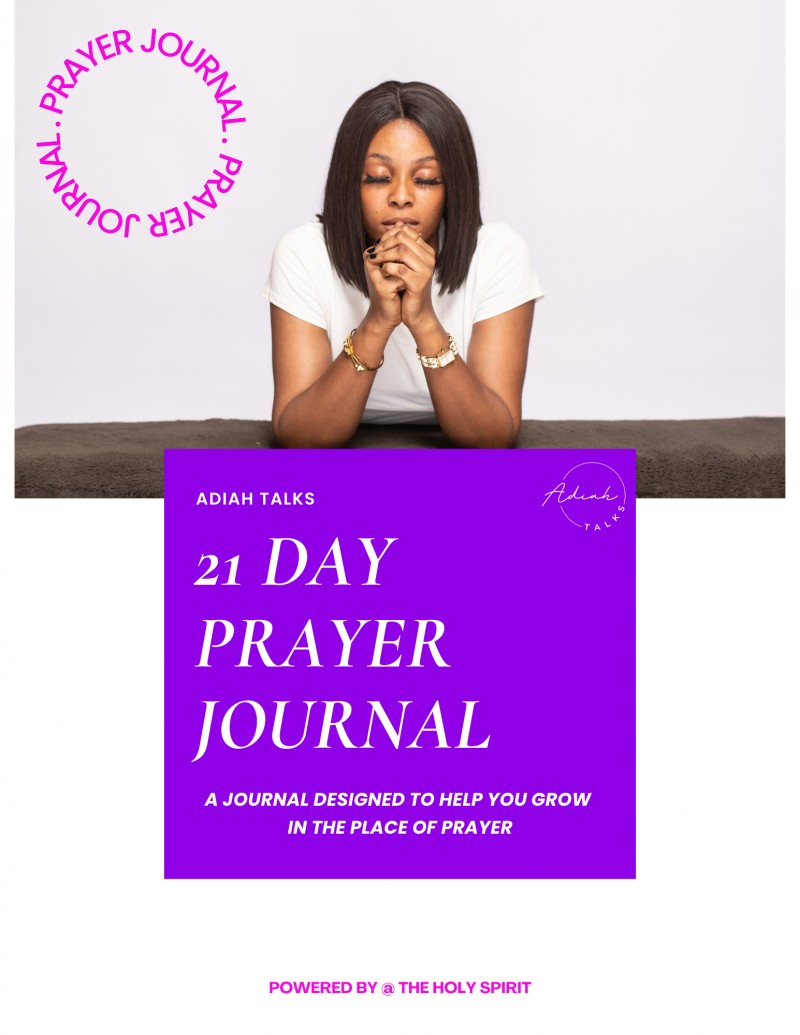 Get 21 Day Prayer Journal by Adiah Talks on Selar