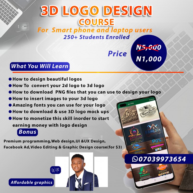 Buy Logo Design Course 2 by AFFORDABLE GRAPHICS on Selar