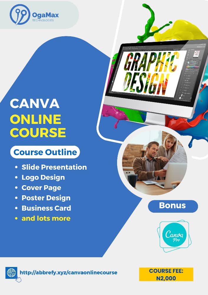 Buy CANVA ONLINE COURSE by Emmanuel Agamini on Selar