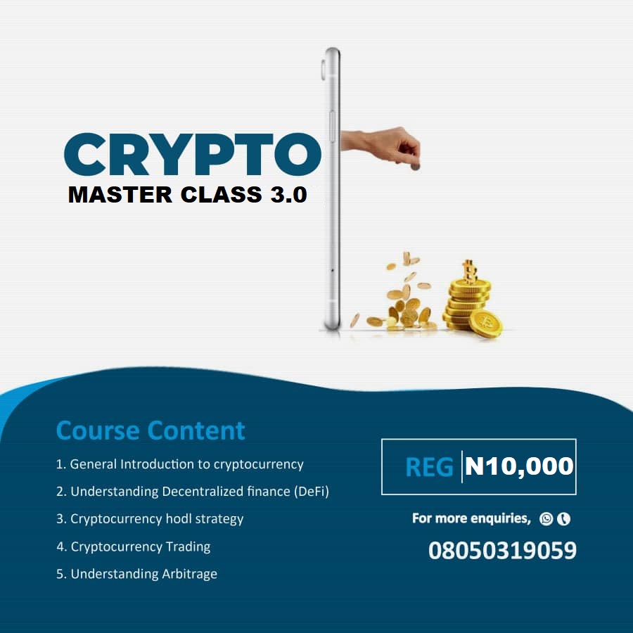 Buy Crypto Master class by Agidigbo Lucky on Selar