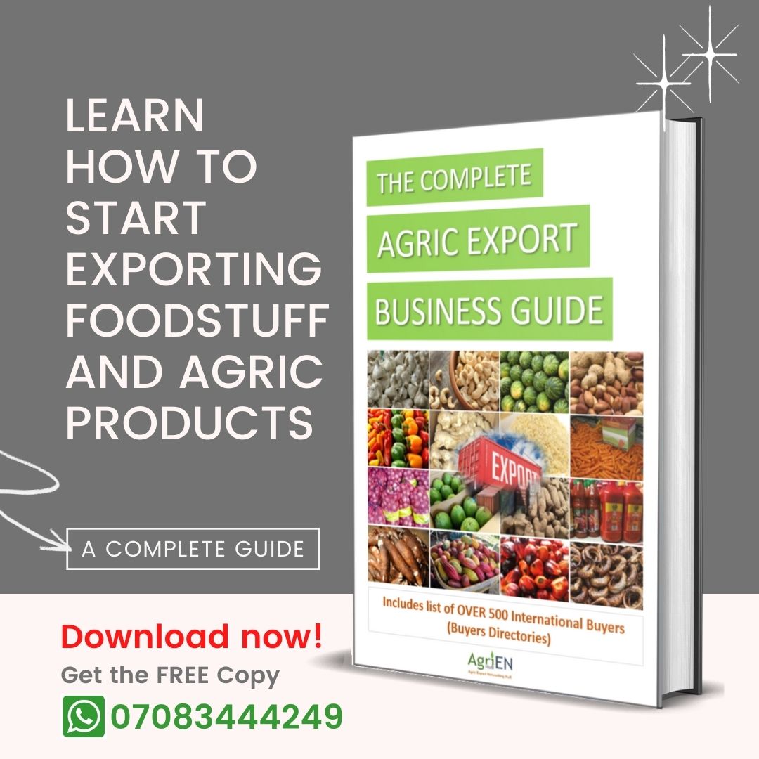 Get AGRIC EXPORT BUSINESS GUIDE - FREE COPY by AGRIC EXPORT GUIDE on Selar