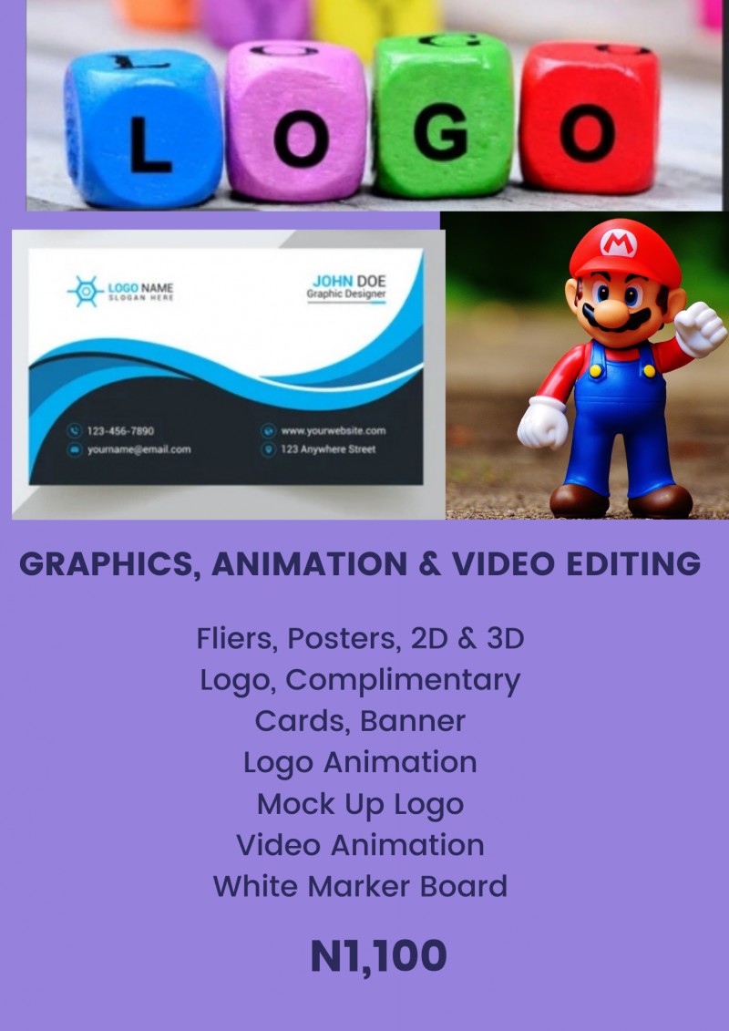 Buy GRAPHICS, ANIMATION VIDEO & VIDEO EDITING by Amarachi Maduabuchi on Selar