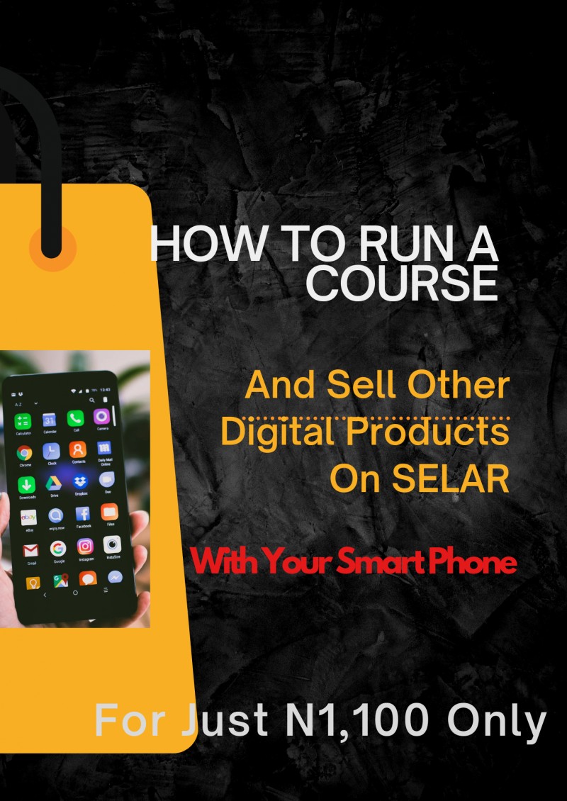Buy HOW TO RUN A COURSE ON SELAR by Amarachi Maduabuchi on Selar