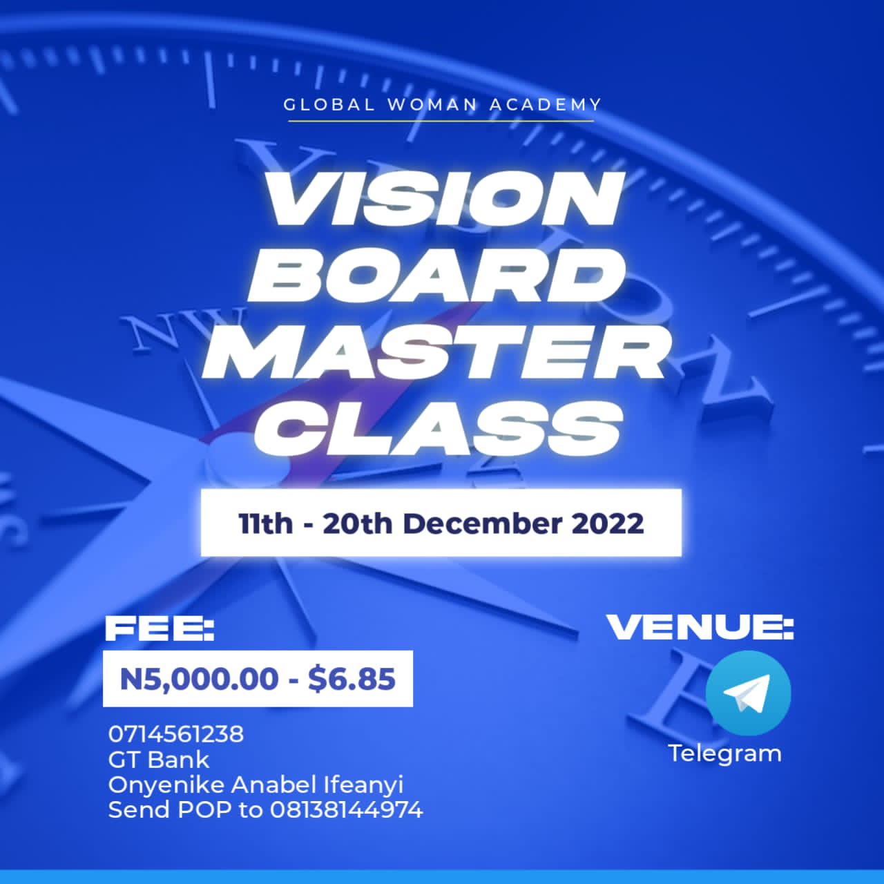 Buy Vision Board MASTERCLASS by Onyenike Anabel on Selar