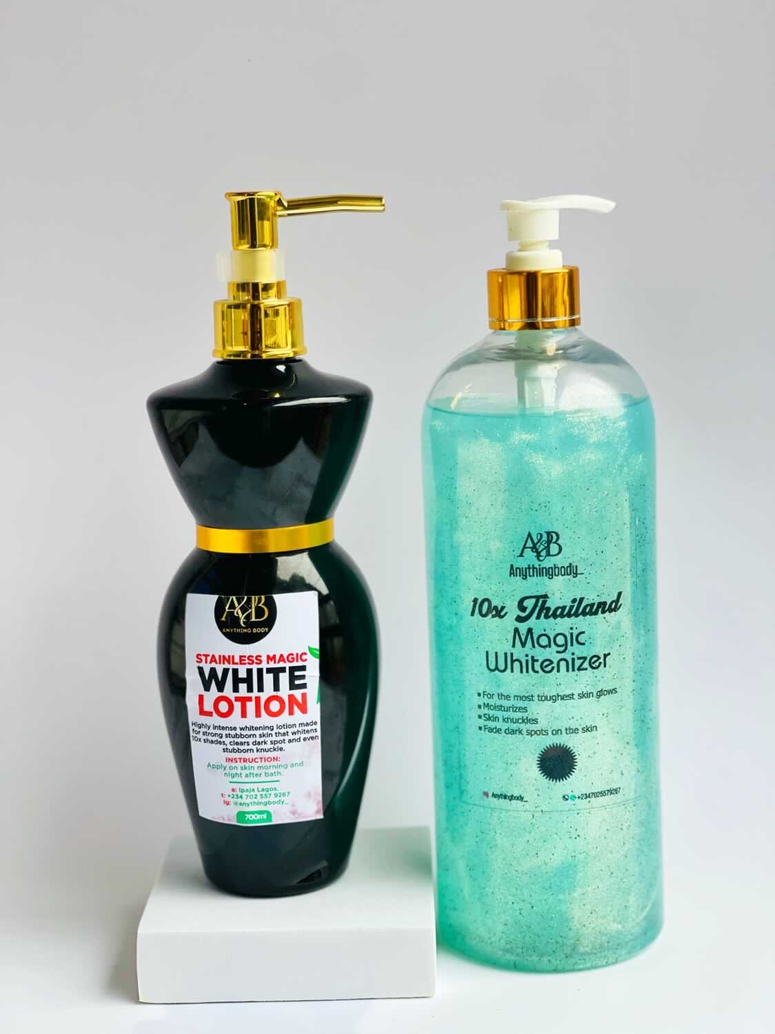 Buy Stainless magic whitening lotion and Thailand whitening showergel ...