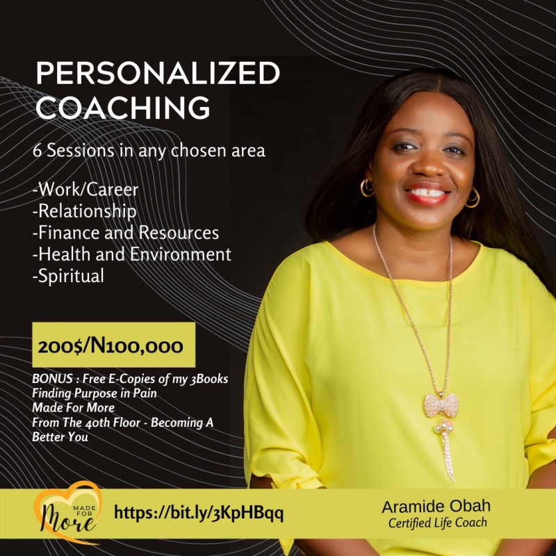 Buy Personalized Coaching by Aramide Obah on Selar
