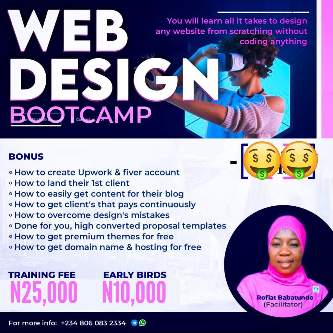 Buy WEB DESIGN BOOTCAMP by Babatunde Rofiat on Selar